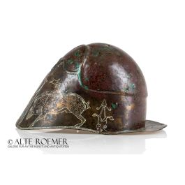 Apulian-Corinthian bronze helmet - ex Axel Guttmann collection